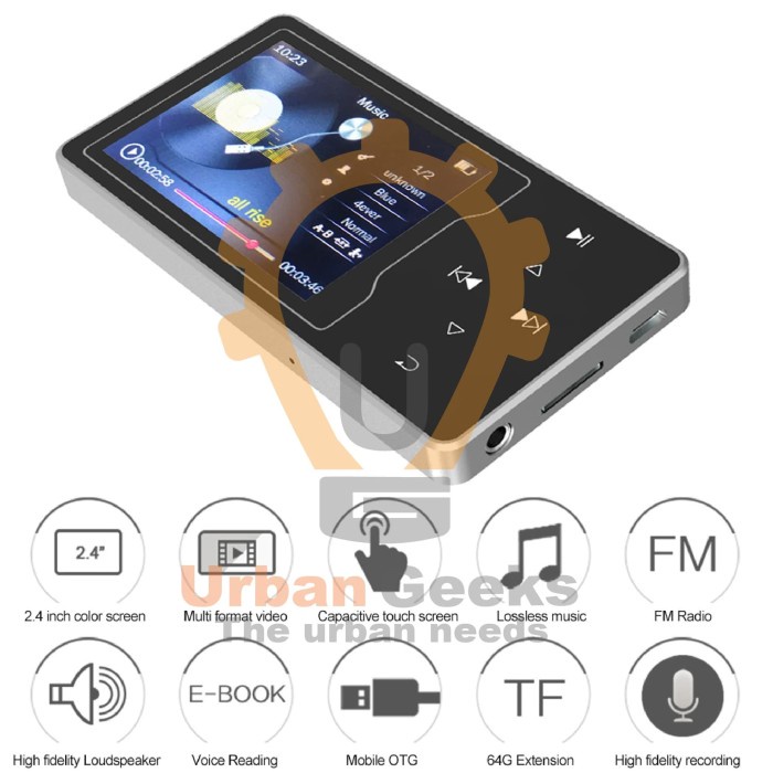Jual Ruizu D08 Hifi Dap Mp3 Player 8Gb Original Alt X02 X18 X50 ...