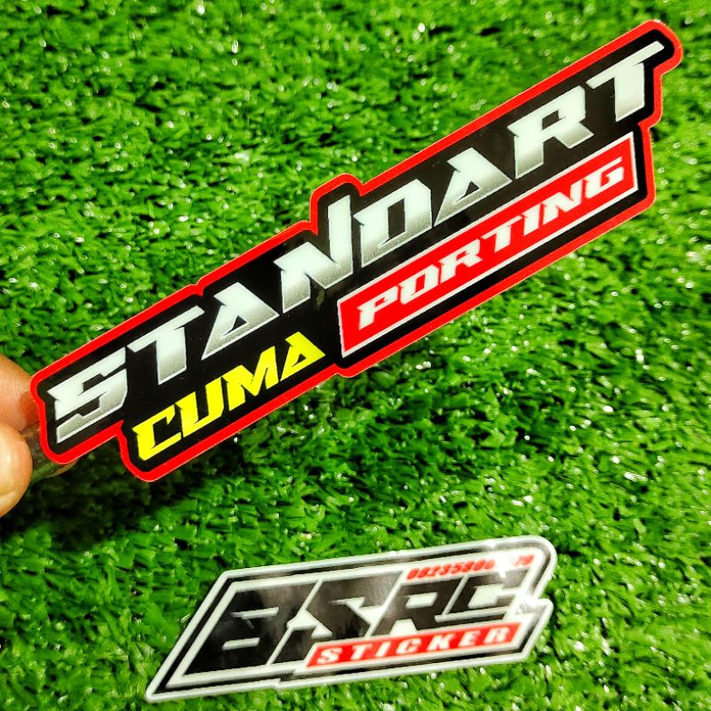 Jual sticker standar cuma porting | Shopee Indonesia