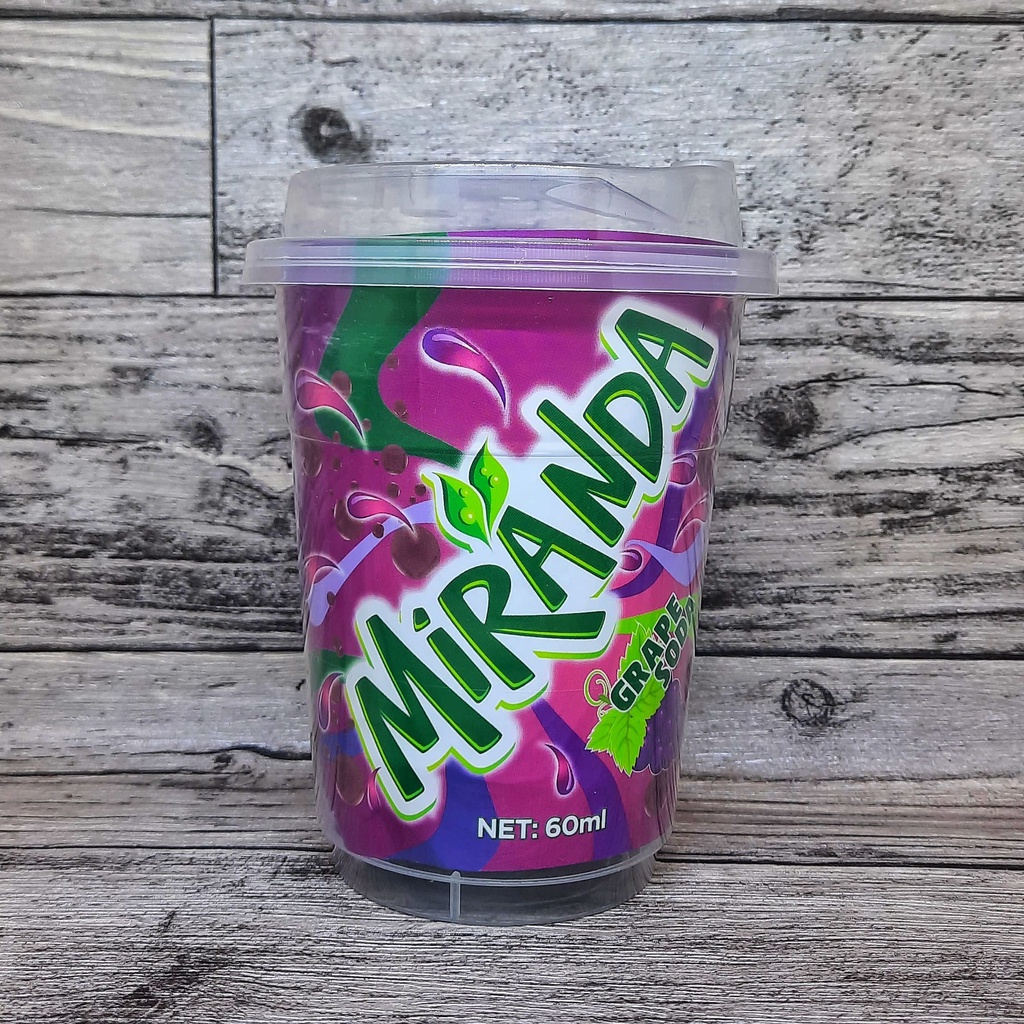 Jual MIRANDA Grape Soda 60ML | Shopee Indonesia