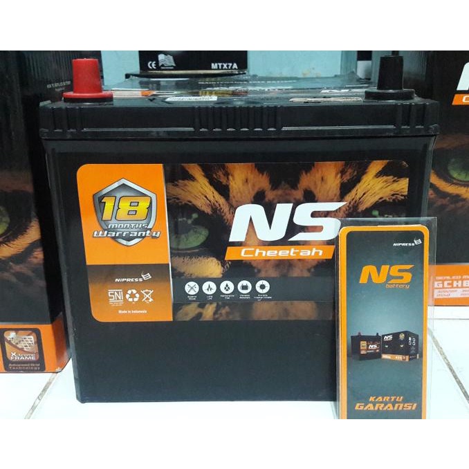 Jual GARANSI 18 BULAN Aki Mobil NS60 NS Cheetah untuk Suzuki SX4, X-Over dl langgengb4 Ayo Beli ...