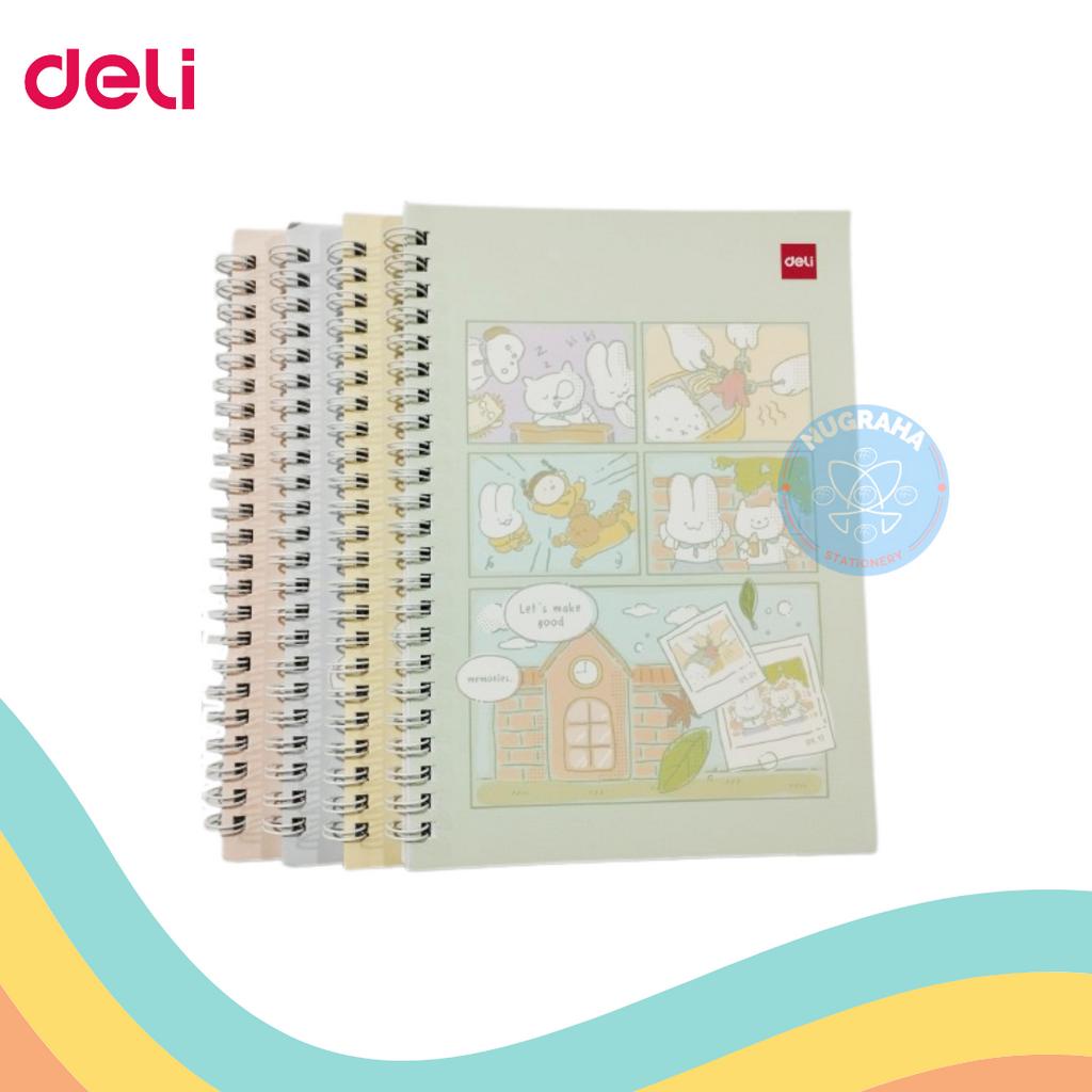 Jual NOTES SPIRAL DELI LA-560 SCHOOL LIFE (1 PCS) | Shopee Indonesia