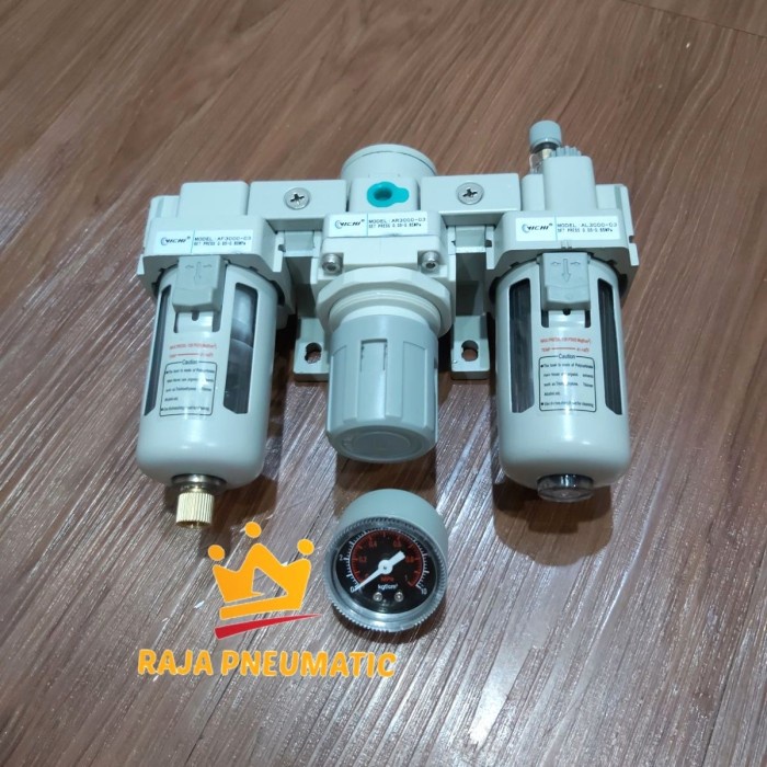 Jual AIR COMBINATION FILTER REGULATOR LUBRICATOR AC3000-03 3/8 INCH ...