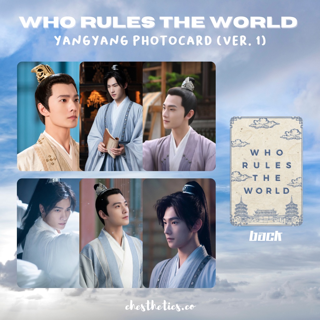 Jual Who Rules The World CDrama China Chinese Drama Photocard Aktor YangYang Yang Yang Zhao Lusi ...