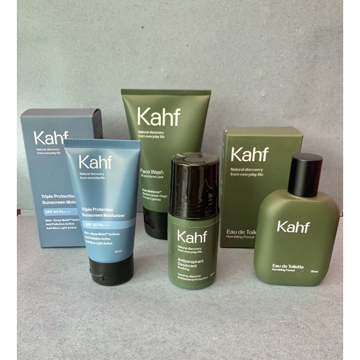Jual (BISA COD)PAKET KAHF SKINCARE UNTUK PRIA/COWO/LENGKAP/PERAWATAN ...