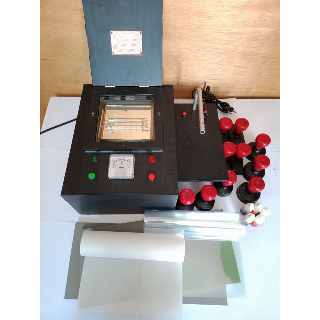 Jual Mesin Stempel Warna 2 Lampu Besar Setara 4 lampu U dan Paket Komplit Usaha | Shopee Indonesia