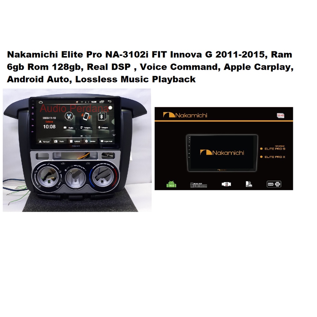 Jual Head unit Android Innova G Thn 11-15Nakamichi Elite Pro NA 3102i ...