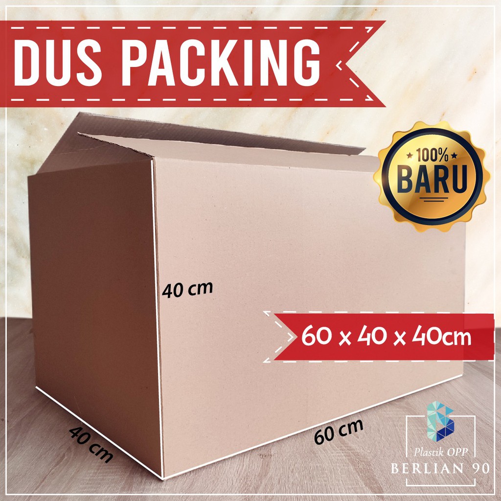 Jual Kardus Packing 60x40x40 cm BARU bukan Bekas / Kardus Packing Besar ...