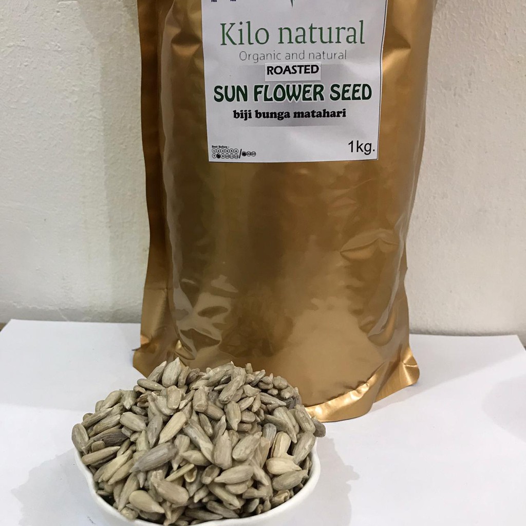 Jual Roasted Sunflower Seed 1kg / Biji Matahari Panggang 1kg | Shopee ...
