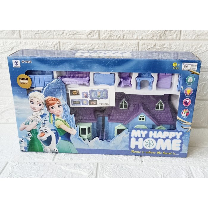 Jual Mainan Rumah Rumahan Happy Home Frozenn BP 9665 - Mainan Rumah ...