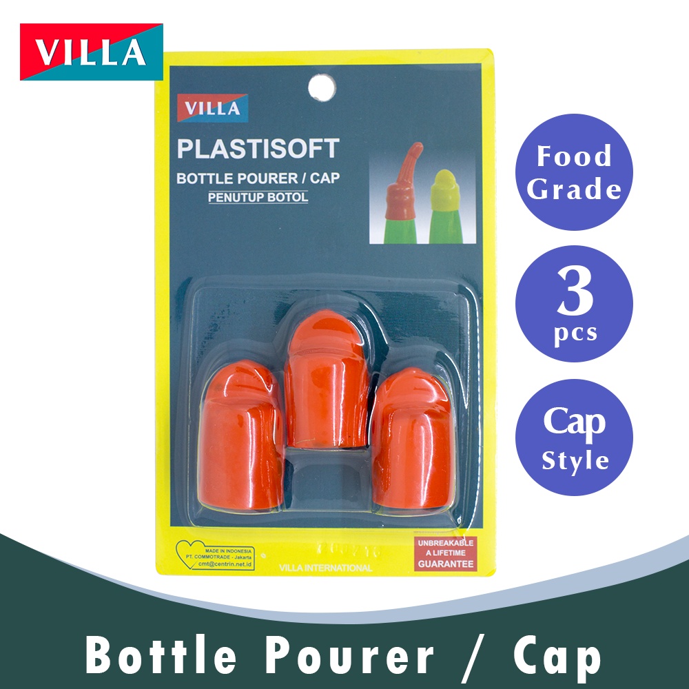 Jual Ktmstore Plastisoft Penutup Botol 3 pcs bulat Bottle Pourer Cap ...