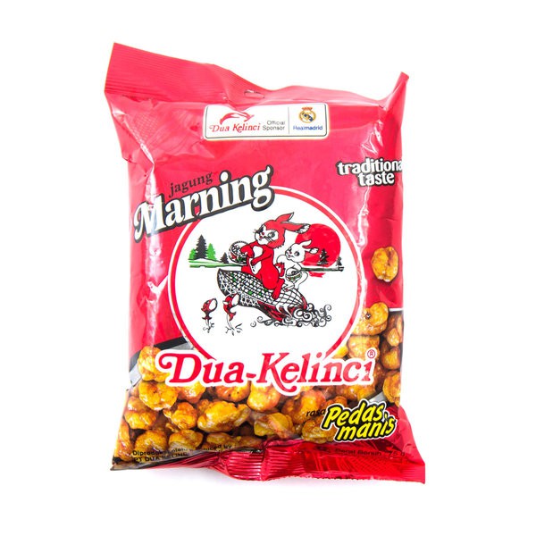 Jual DUA KELINCI Marning Corn Spicy Sweet 75gr - Kacang Jagung Pedas ...
