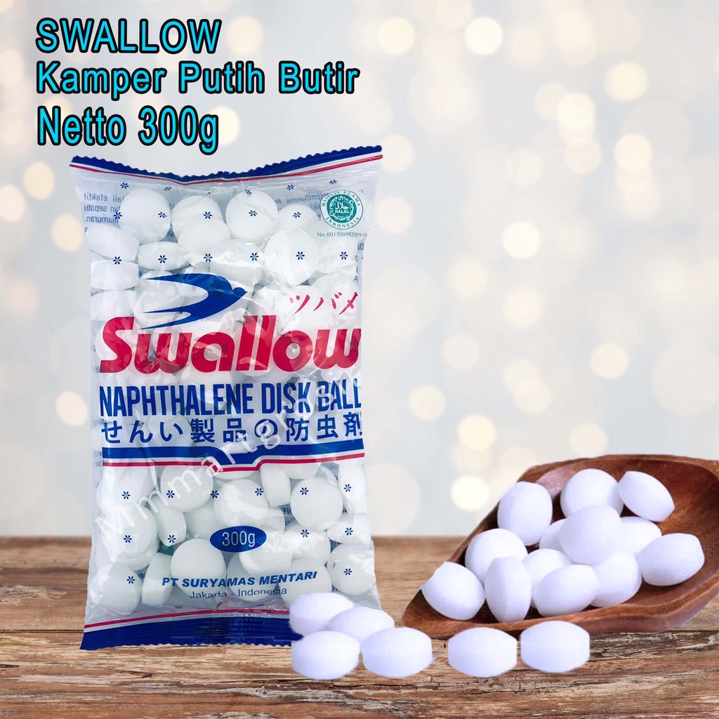 Jual SWALLOW KAMPER PUTIH BUTIR 300g / KAMPER | Shopee Indonesia