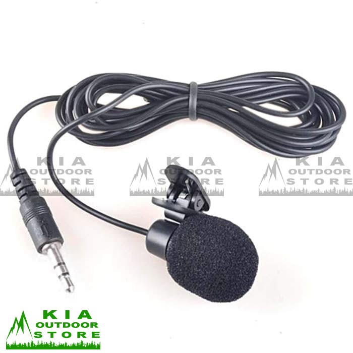 Jual Mic Kecil Microfon Kecil Kabel Jepit Buat HP Laptop Vlog Video ...