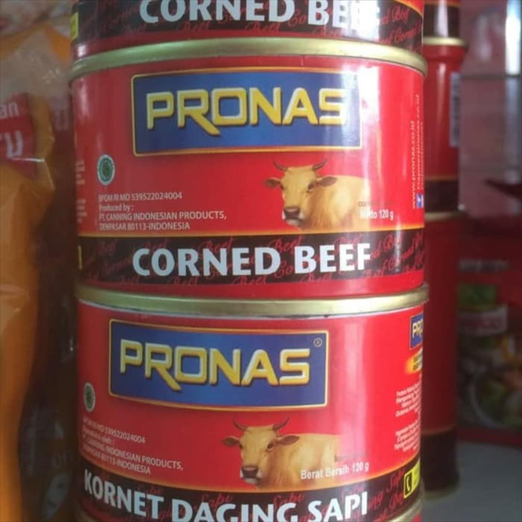 Jual PRONAS CORNED BEEF 120 Gr | Shopee Indonesia