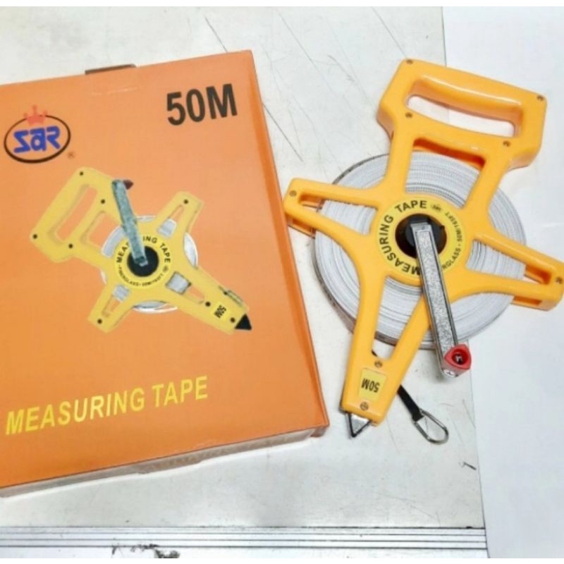 Jual alat ukur meteran tancap 50 m - meteran tancap 50 m | Shopee Indonesia