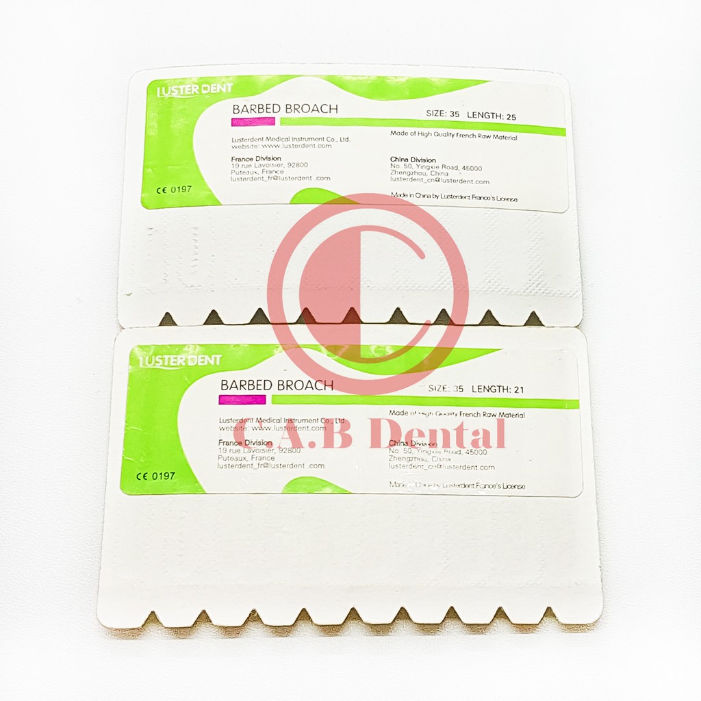 Jual Jarum Endo Ekstirpasi / Barbed Broach Lusterdent / Jarum Endo ...