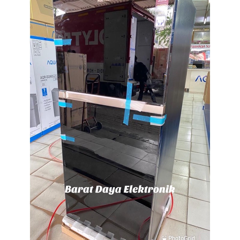 Jual Kulkas Polytron Belleza Jumbo PRW 23 MNX Tempered Glass Door ...