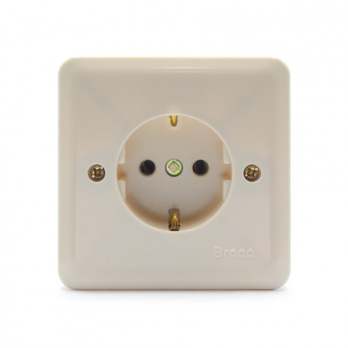 Jual Stop Kontak Arde Inbouw (IB) New Gee Urea Broco 5511U | Shopee ...