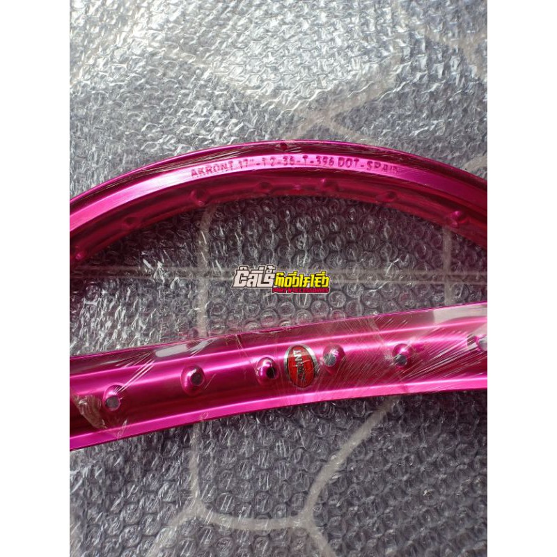 Jual VELG AKRONT PINK RING 18 DAN 17 LEBAR 1.20 | Shopee Indonesia