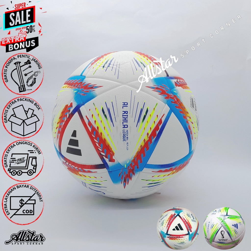 Jual Bola sepak original adidas al rihla worldcup 2022 bola kaki ...