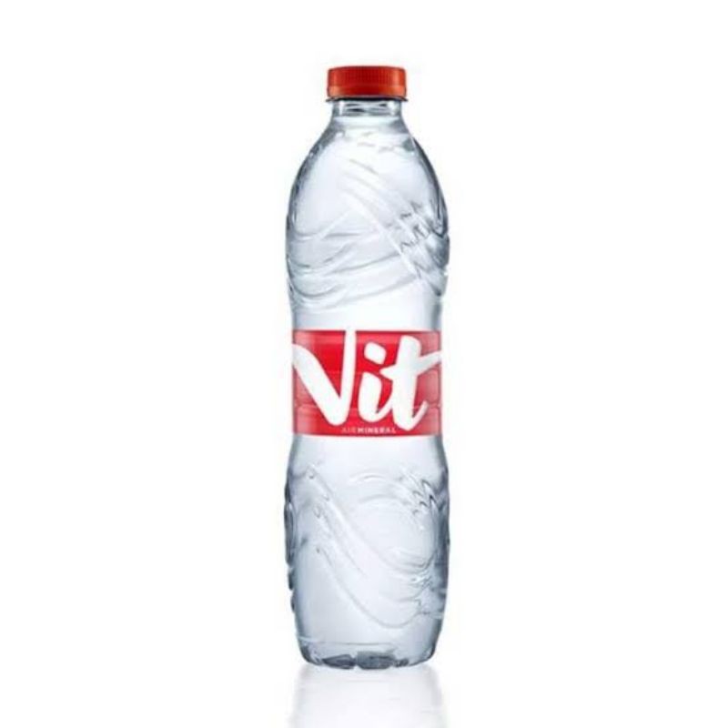 Jual botol platik merk vit ukuran 550ml dan aqua ukuran 600ml/botol ...