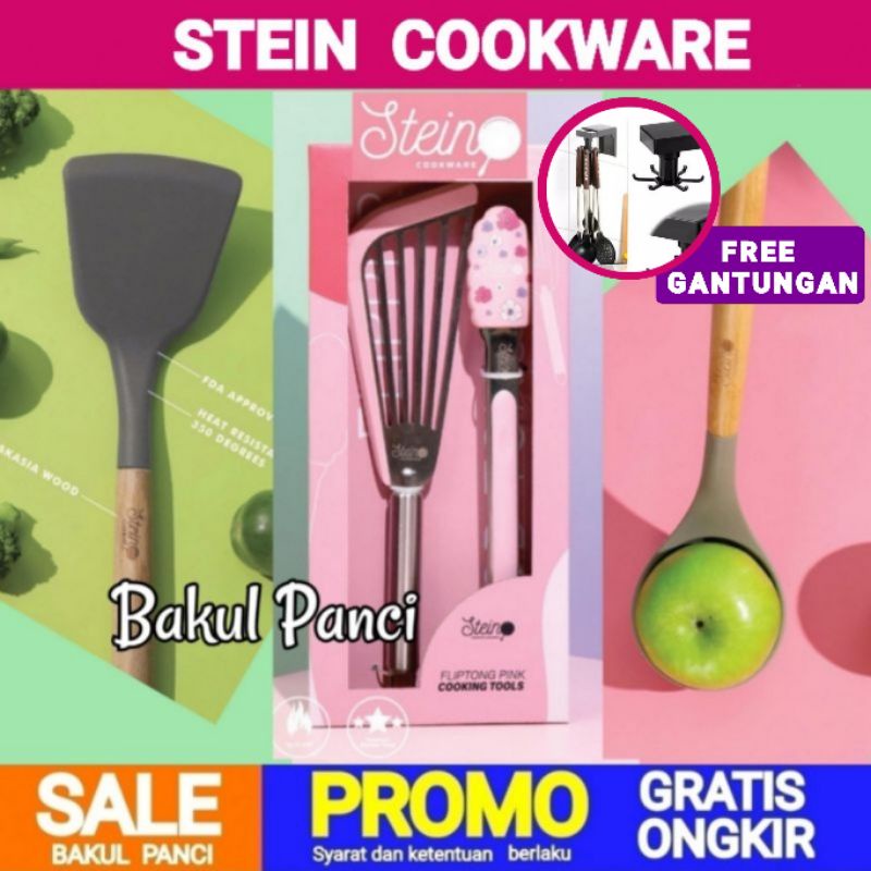 Jual STEIN STEINCOOKWARE SPATULA SET QUATRO 4 IN 1 ( SPATULA CHOCO ...