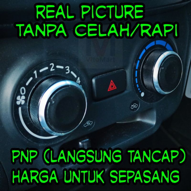 Jual Knob Knop Tombol Putaran AC Luxury Toyota AGYA Daihatsu AYLA ...