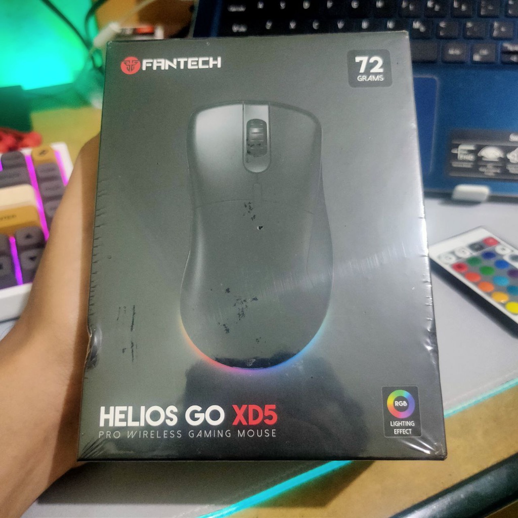 Jual Fantech Helios GO XD5 - New BNIB - Wireless Gaming Mouse RGB ...