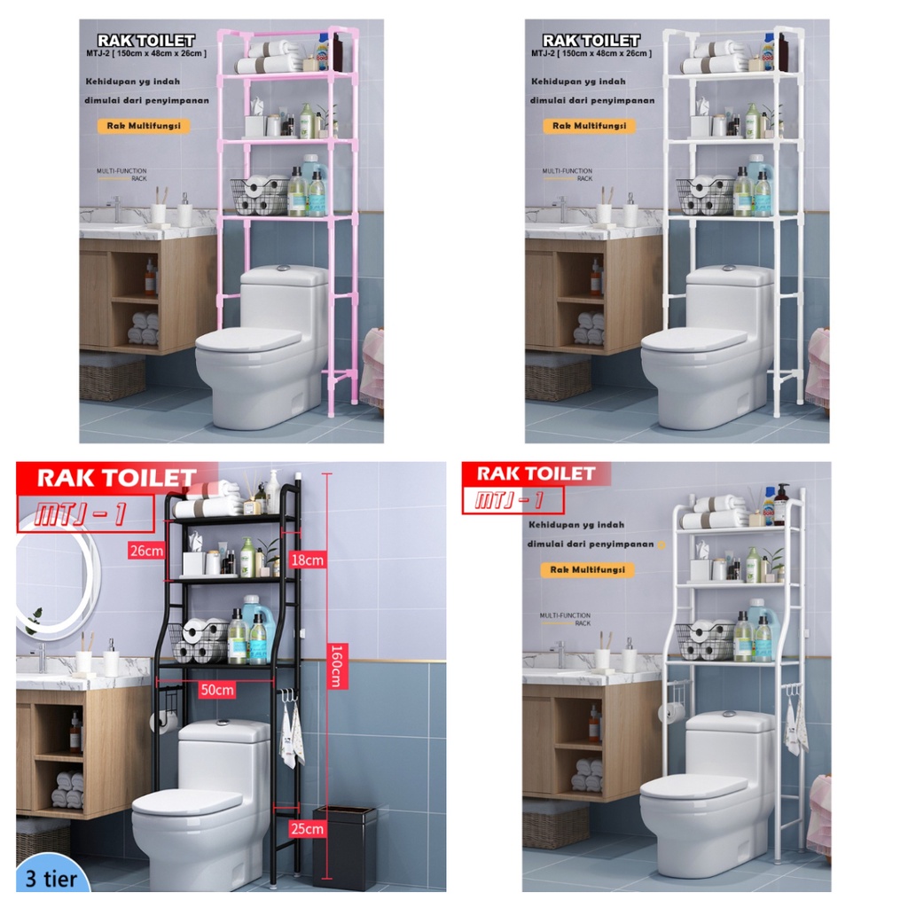 Jual Rak toilet Kamar Mandi Rak Sabun Rak Toilet Organizer Storage Rack ...