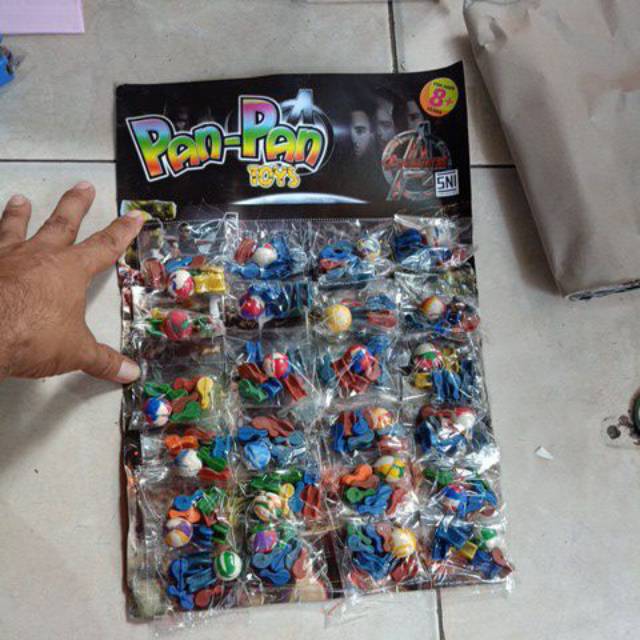 Jual Biji bola bekel layar grosir isi 24 set | Shopee Indonesia