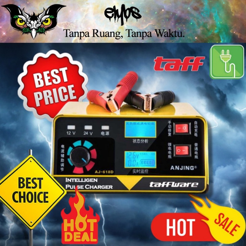Jual Charger Aki Accu Otomatis Repair Anti Overcharging Portable 12V ...