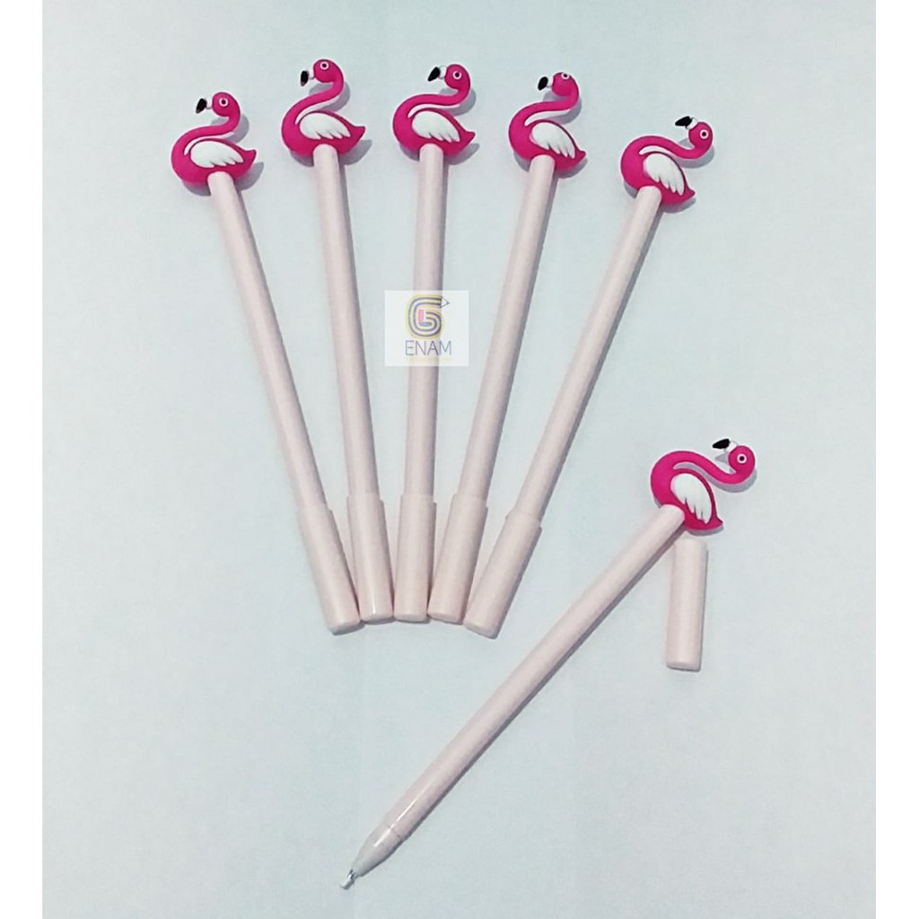 Jual Pen Gel Bentuk Angsa Pink 3071 1Pcs | Shopee Indonesia