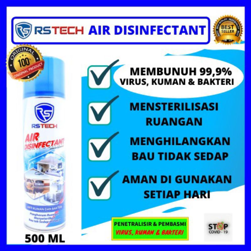 Jual Air Disinfectant 500ml Kualitas Premium Spray Desinfektan ...