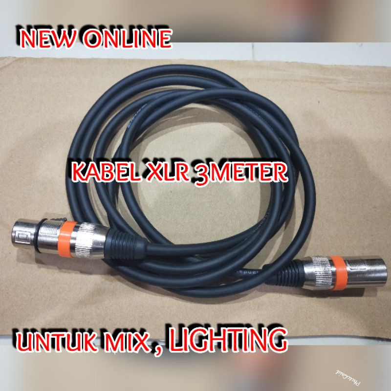 Jual KABEL PARLED MIXER LIGHTING MIX XRL 3metr | Shopee Indonesia