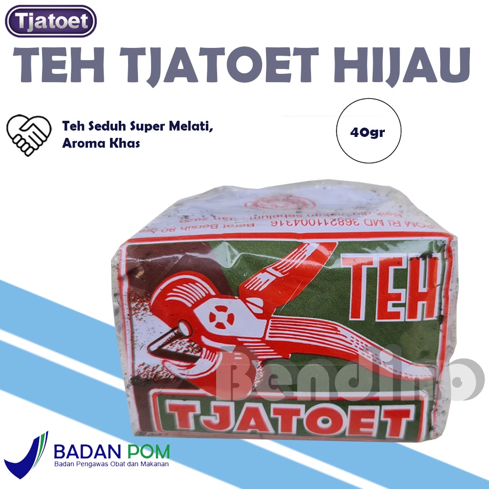 Jual Teh Tjatoet Hijau 40gram Istimewa - Teh Melati Bubuk 40 gram ...