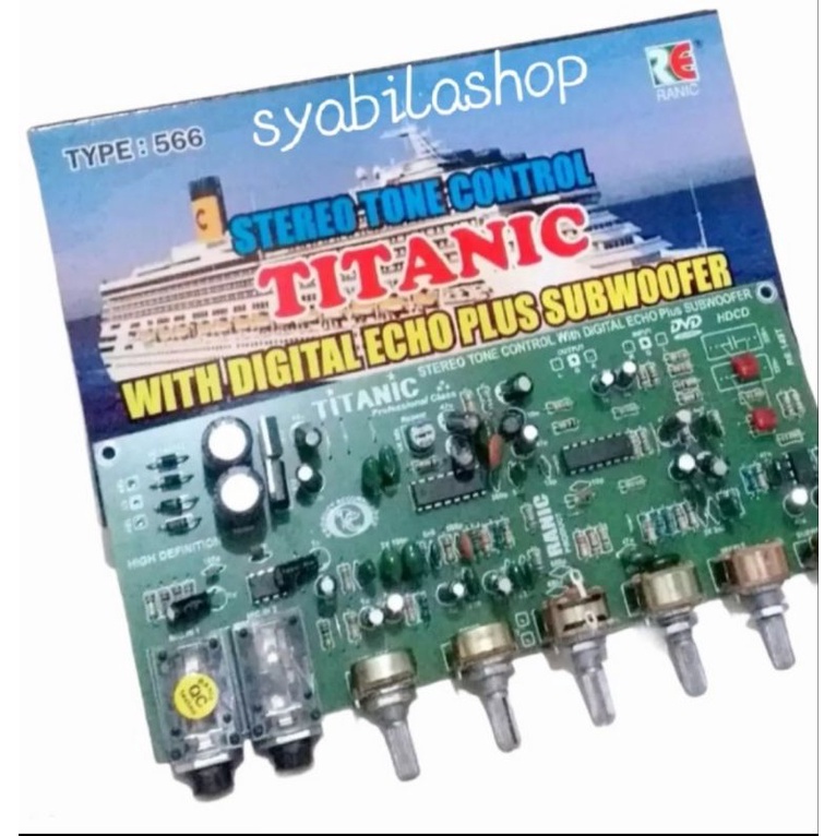 Jual Kit Tone Control Stereo Titanic + Echo + Subwoofer ( Ranic ...