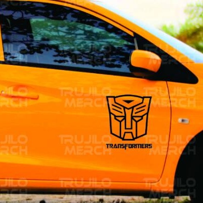 Jual Stiker Mobil Transformers Logo Ukuran 30cm x 25cm | Shopee Indonesia