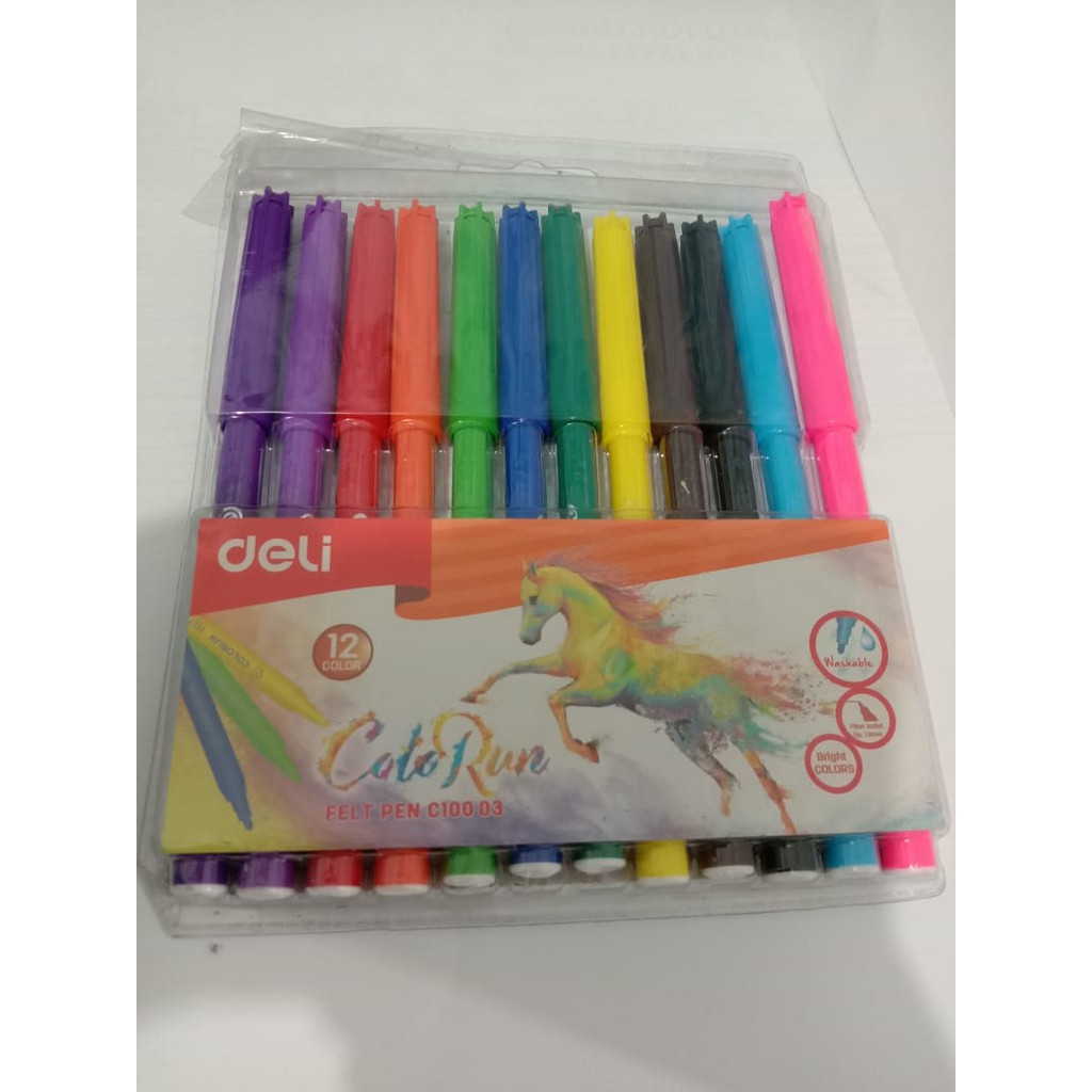 Jual SPIDOL DELI 12 WARNA | Shopee Indonesia