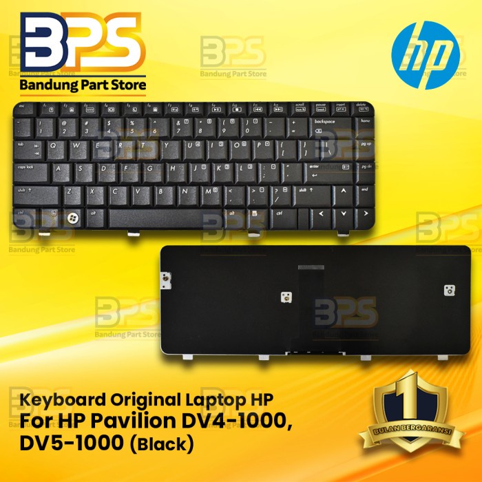 Jual Keyboard Original Hp Pavilion DV4-1000, DV5-1000 Black | Shopee ...
