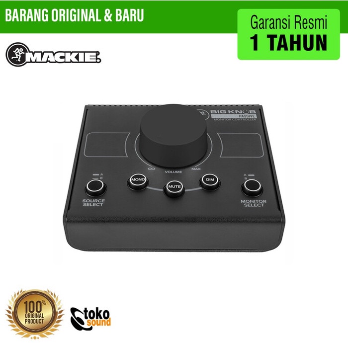 Jual MACKIE BIG KNOB PASSIVE - 2X2 STUDIO MONITOR CONTROLLER | Shopee ...
