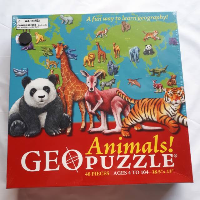 Jual Animals! Geo Puzzle | Shopee Indonesia