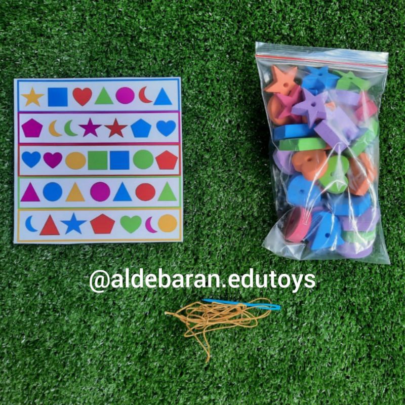 Jual ALAT PERAGA EDUKASI MERONCE GEOMETRI SPONS | Shopee Indonesia