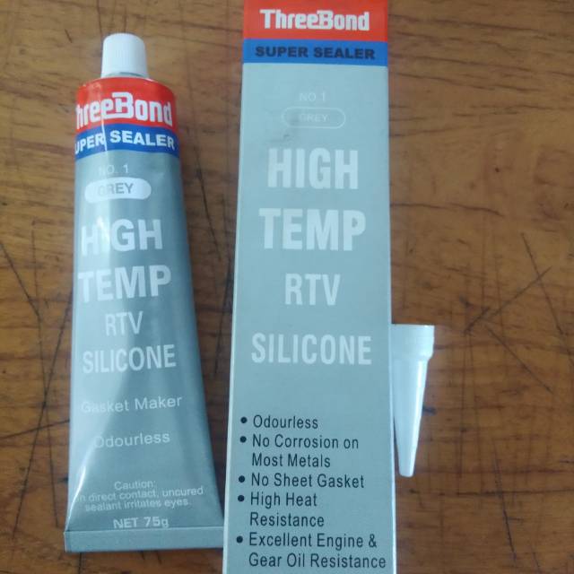 Jual Lem Threebond RTV Silicone Super Sealant Grey High Temp 75gr ...