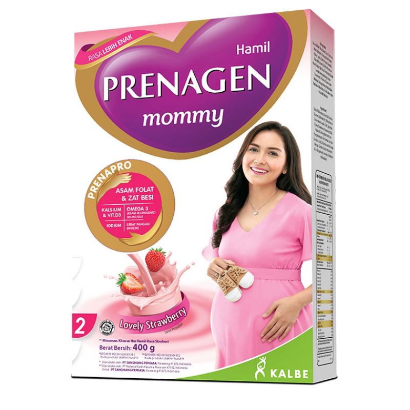Jual Prenagen Mommy Susu Bubuk Ibu Hamil Strawberry 400G | Shopee Indonesia