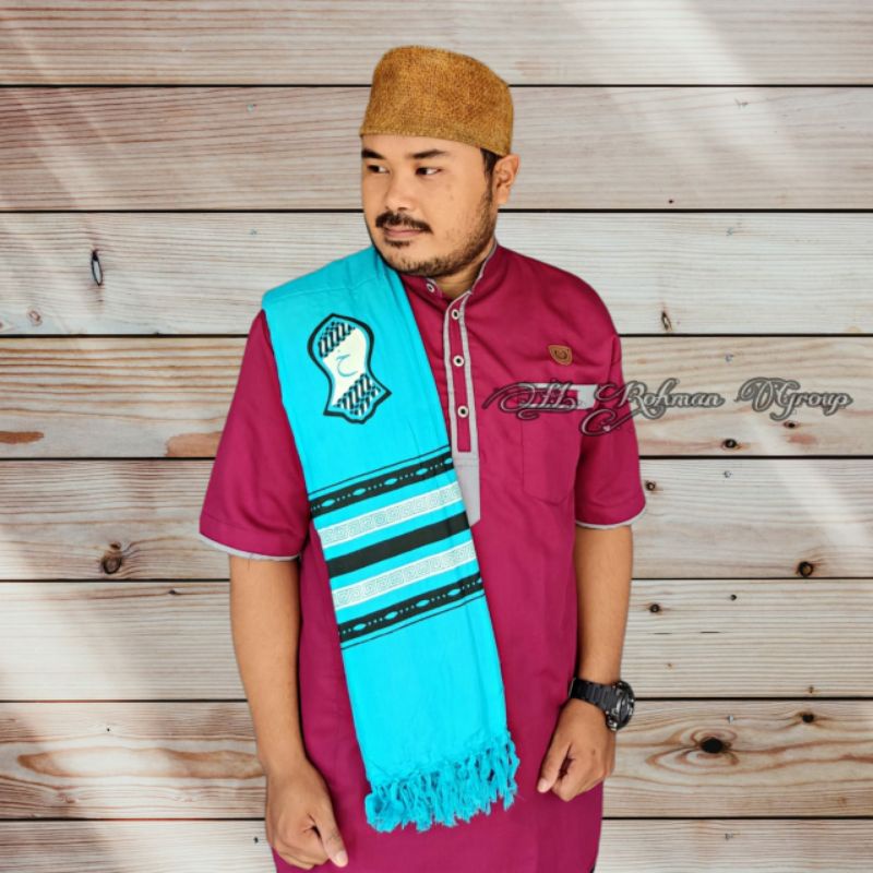 Jual Sorban rida solo motif trompa / Sorban Ar-rida Solo Motif Batik ...