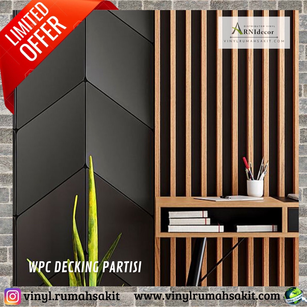 Jual Decking WPC Partisi Ruangan KA40S25 | KA50K50 | KA80K40 | KA90S40 ...
