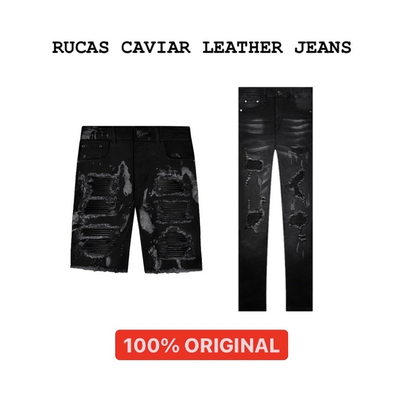 Jual RUCAS CAVIAR LEATHER BIKER SHORTS / LONG / DELIVERY II / CAVIAR ...