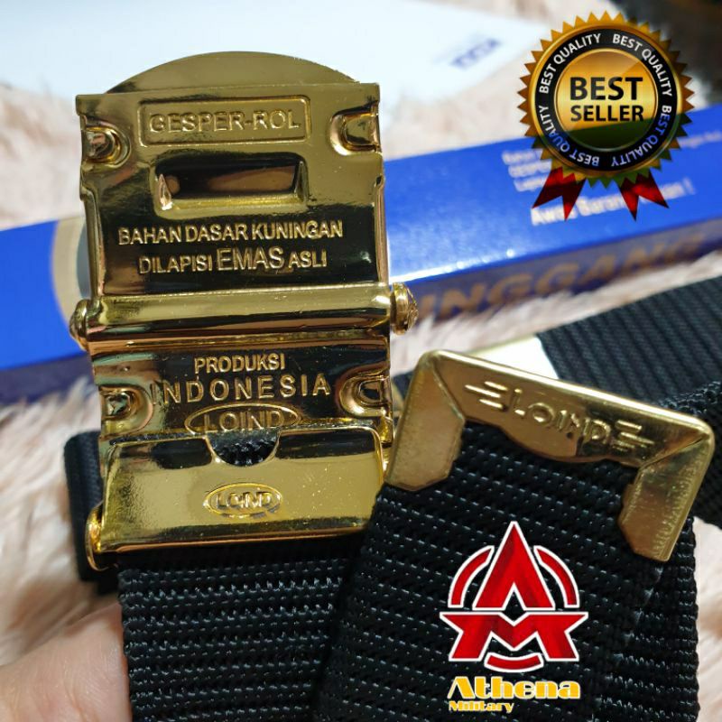 Jual Sabuk TNI Loind Slorok Roll | ikat pinggang TNI Loind | Shopee Indonesia
