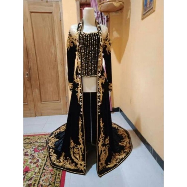 Jual Gaun pengantin adat Jawa bludru | Shopee Indonesia