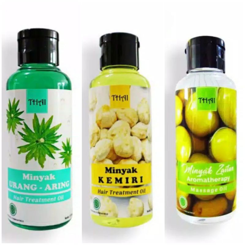 Jual Thai Minyak Kemiri, Zaitun, Orang Aring 125ml | Shopee Indonesia